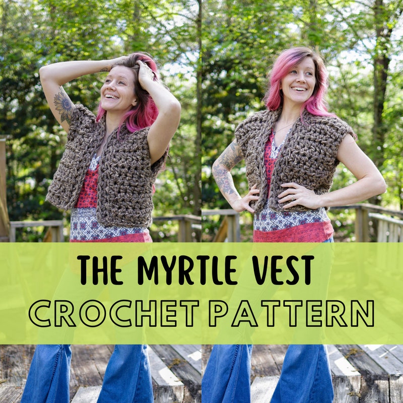 Crochet Vest Pattern - Etsy