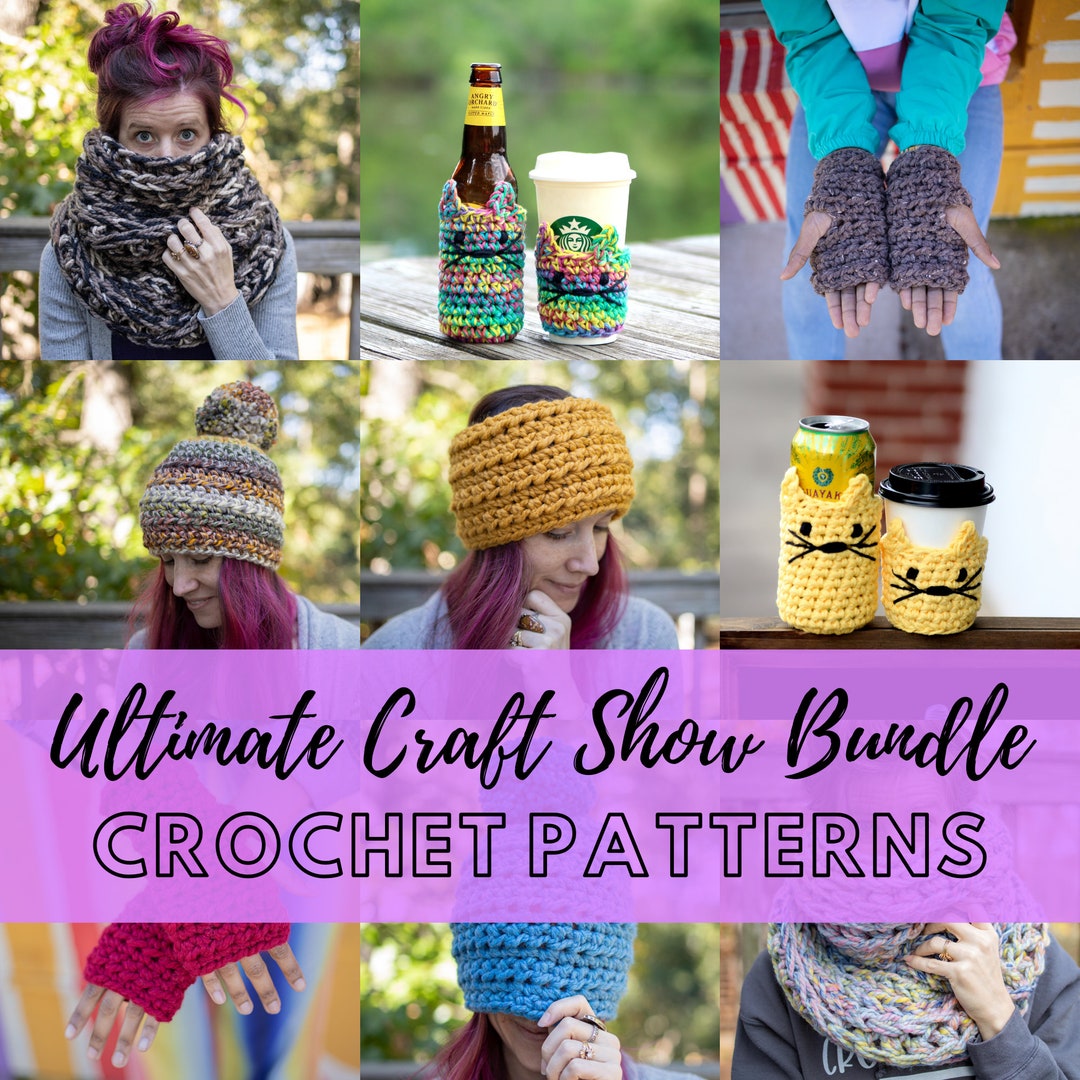 Ultimate Craft Show Crochet Pattern Bundle, Five Beginner Friendly ...