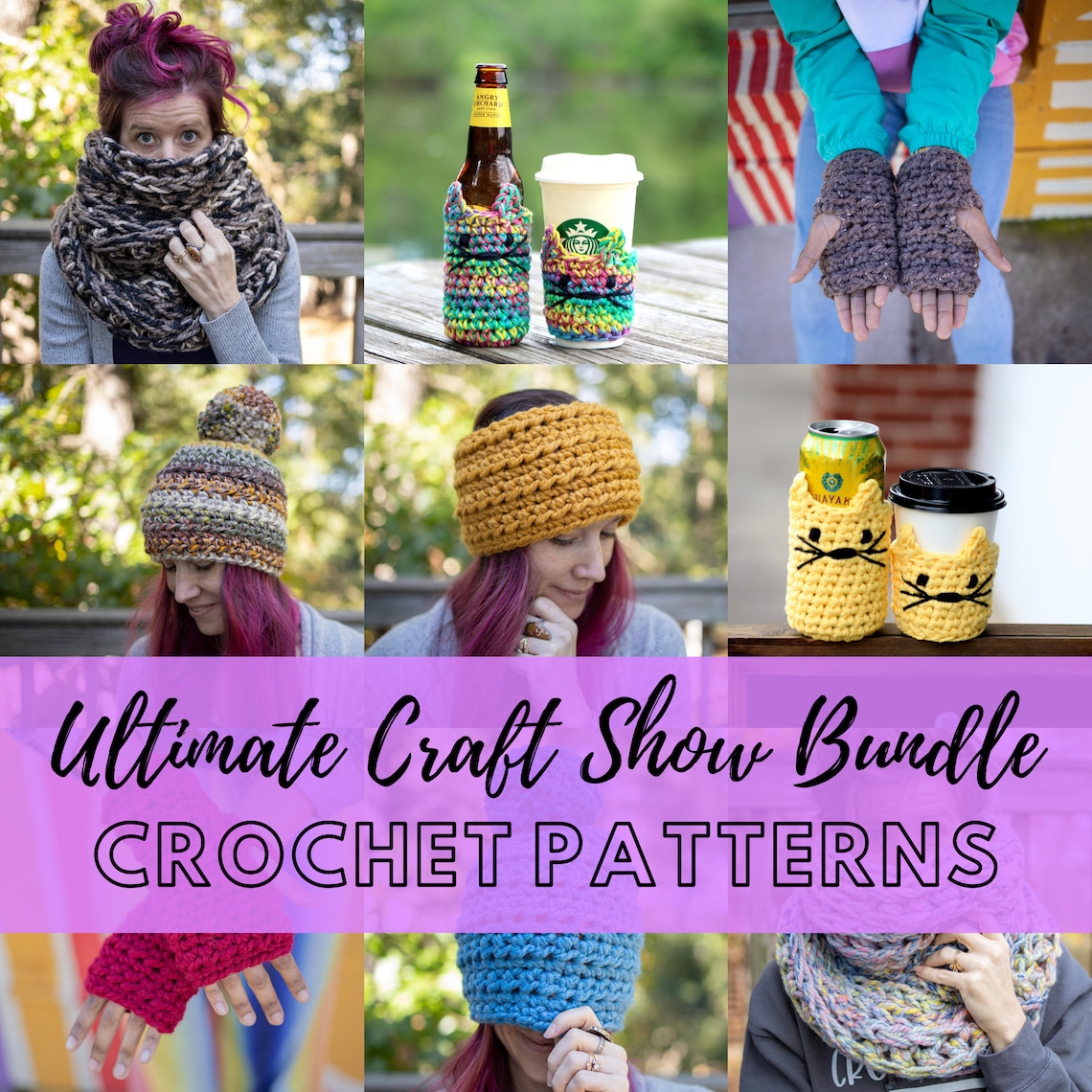 Ultimate Craft Show Crochet Pattern Bundle, Five Beginner Friendly ...