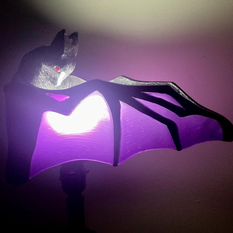 Bat Lamp - Etsy