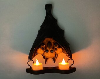 Bat Sconce - Etsy