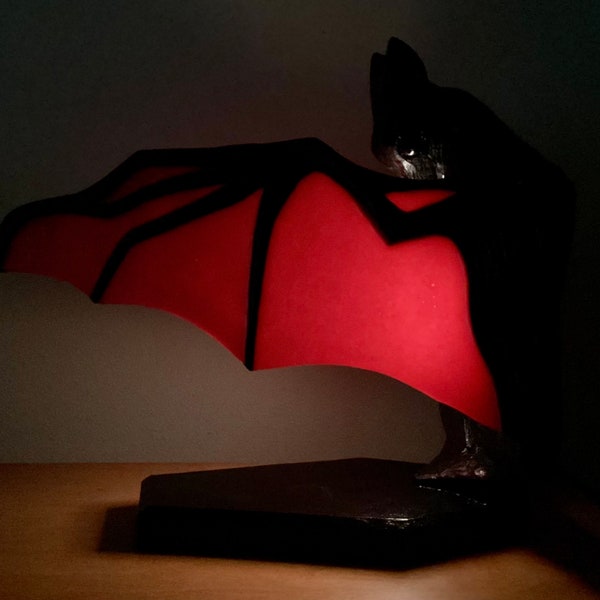 Bat Lamp - Etsy