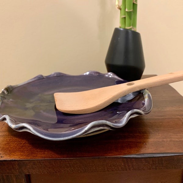 Ceramics Waves Plate - Etsy