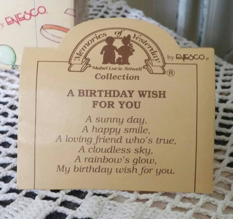 Enesco Mable Lucie Atwell Birthday Girl - Etsy