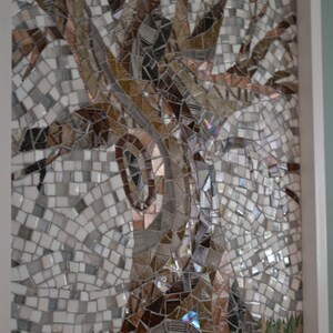 Winter Tree Mosaic - Etsy