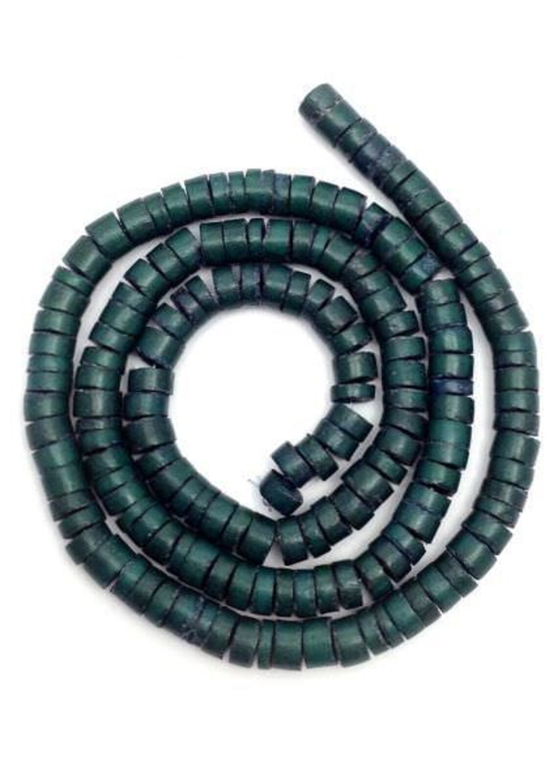 Coco Beads Coconut Beads Green 7 Mm 1 Xlstrang 180 Pieces - Etsy
