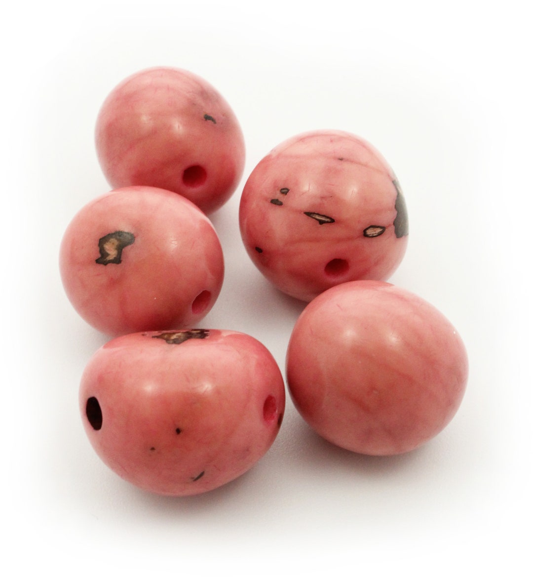 Natural Seeds Pambil Seeds Pink 15-22 Mm 5 Pieces Seed Beads Natural ...