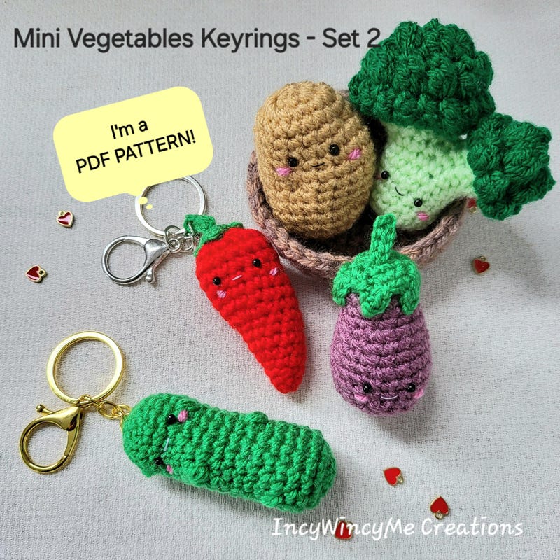 Crochet Vegetables - Etsy