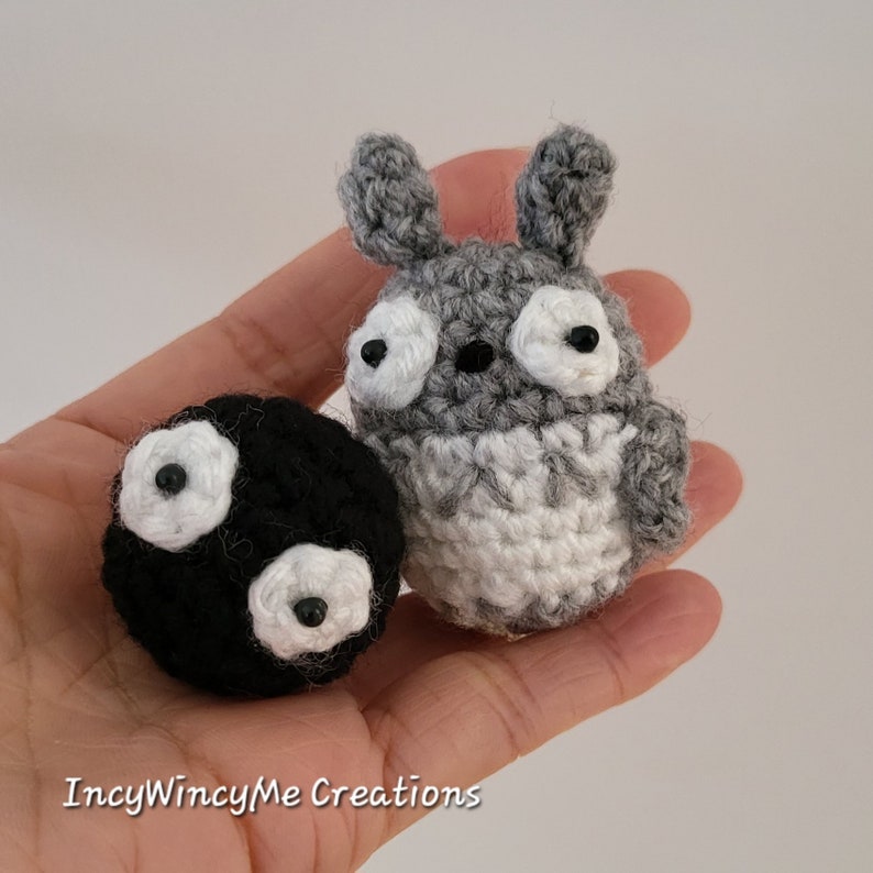 Cute Japanese Anime Owl & Soot Doll Car Mirror Hanging Decoration Bag ...