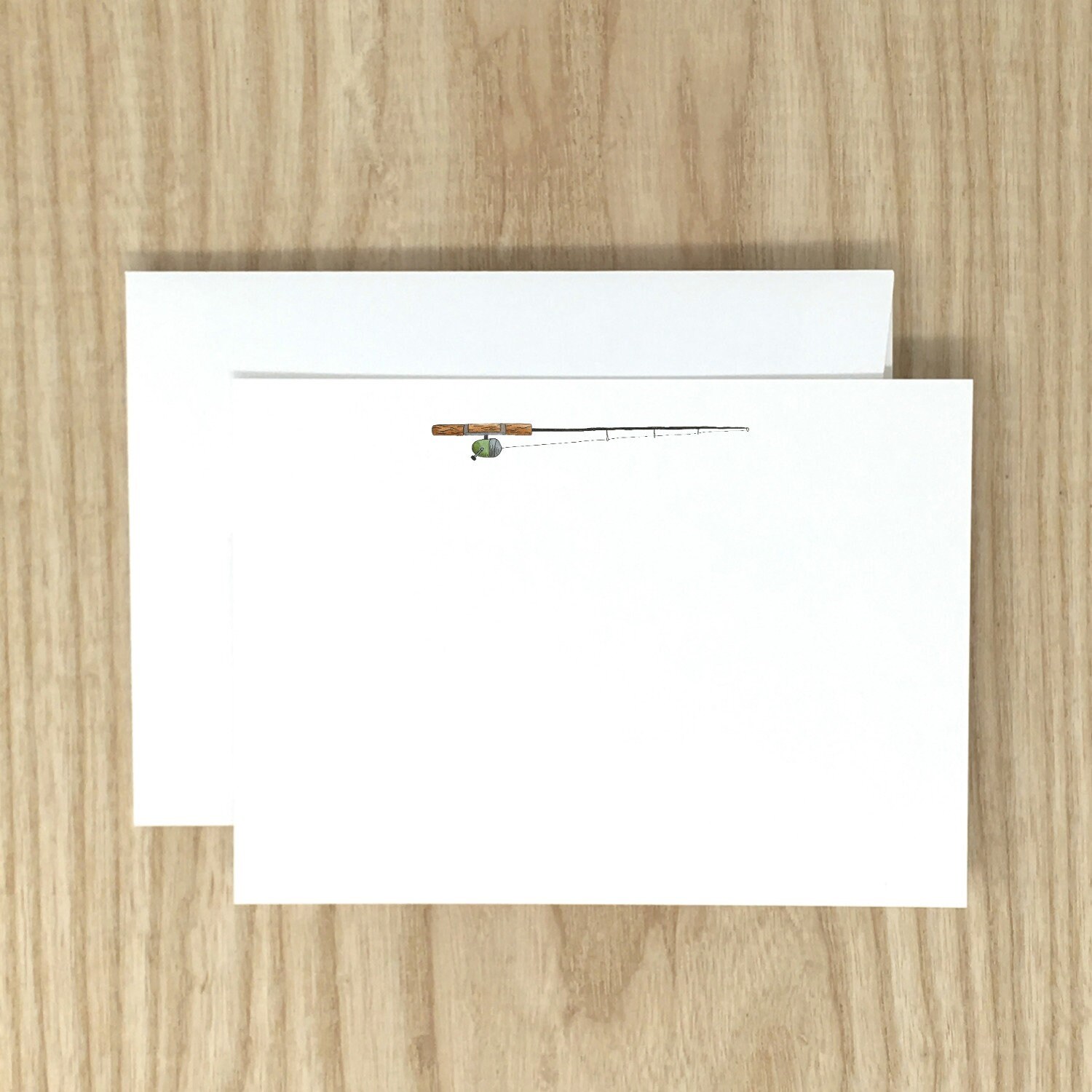 Fishing Rod // Fly Fishing // Note Cards // High Quality // - Etsy
