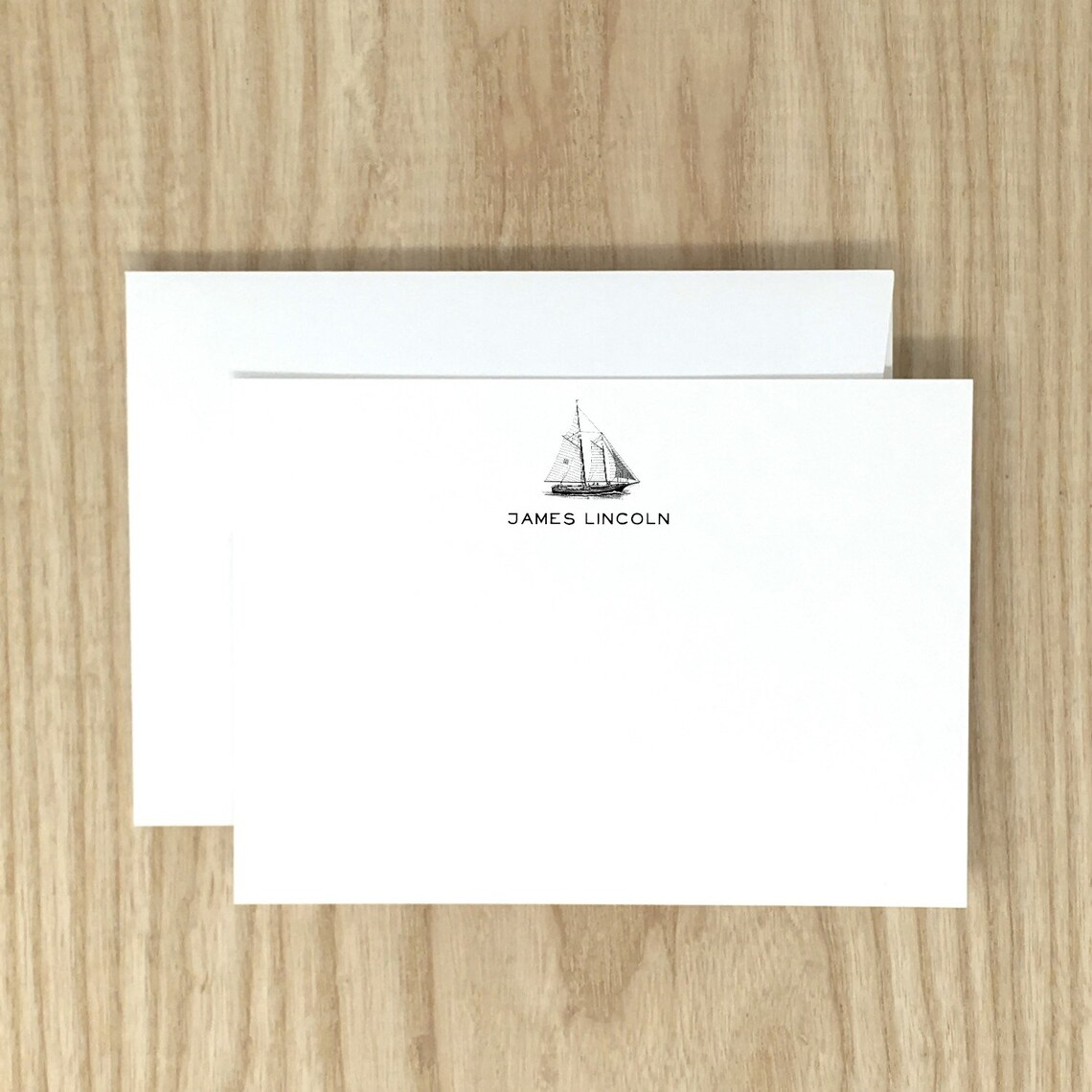 Personalized // Ship // Sailboat // Note Cards // High Quality - Etsy