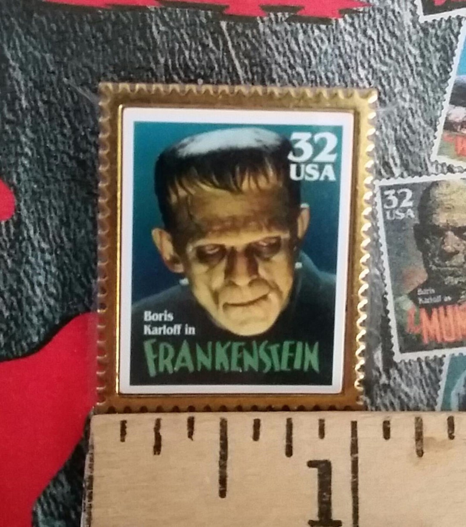 USPS Classic Monsters Stamps Frankenstein .32 1995 postage | Etsy