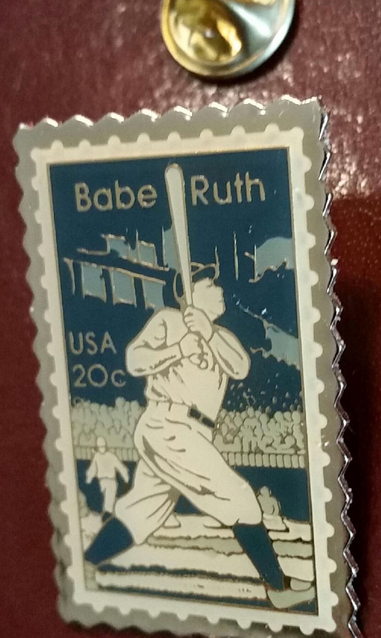 USPS Babe Ruth 1981 20 Cents Postage Stamp Enameled Replica - Etsy