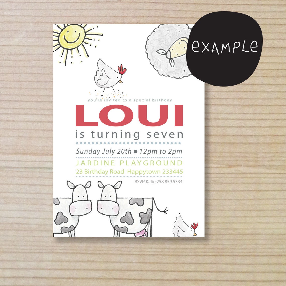 Farm Stickers Digital Farm & Animal Stickers Hand Drawn - Etsy