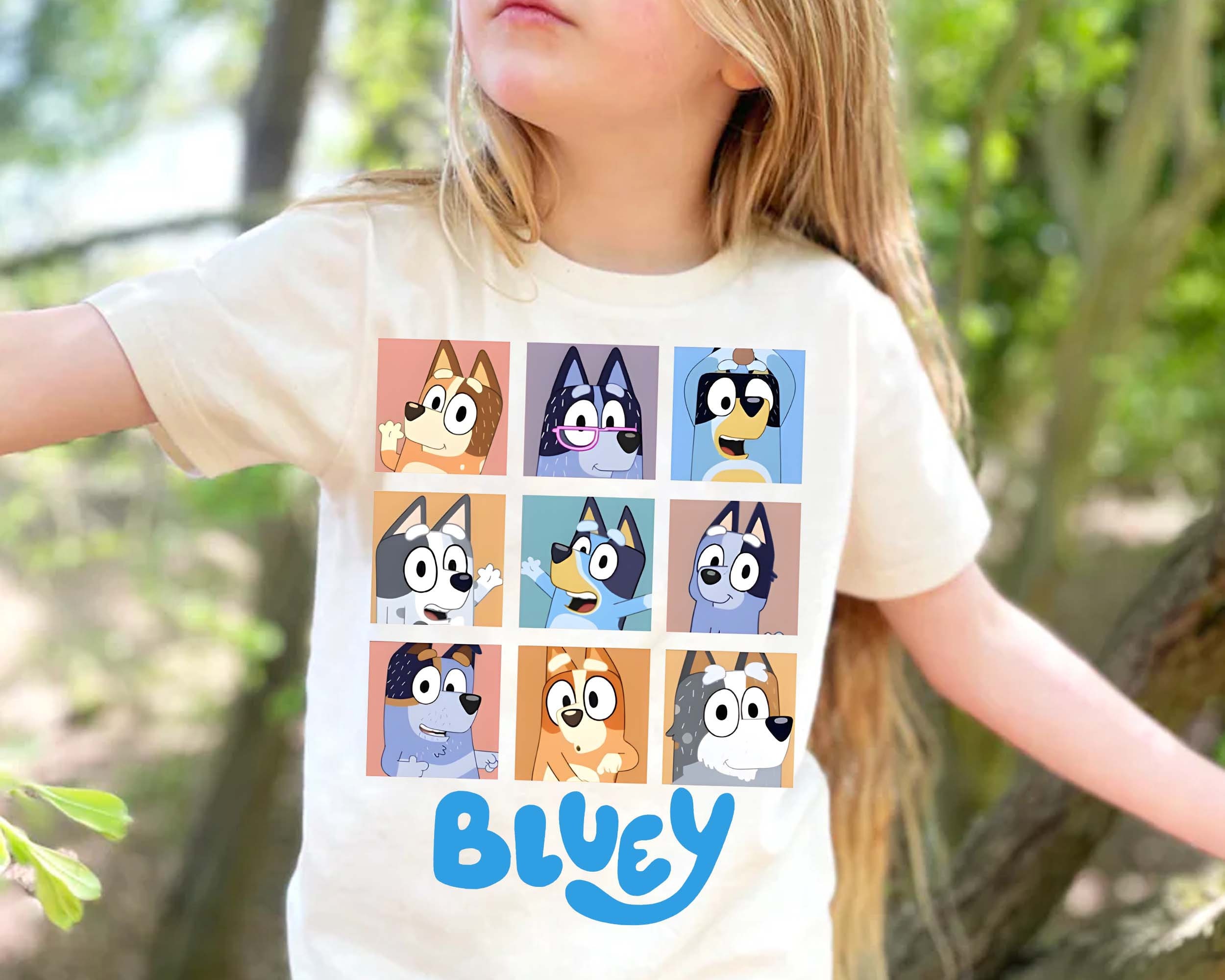 Bluey Shirt, Bluey Characters Shirt, Bluey Family Matching Shirt, Bluey ...