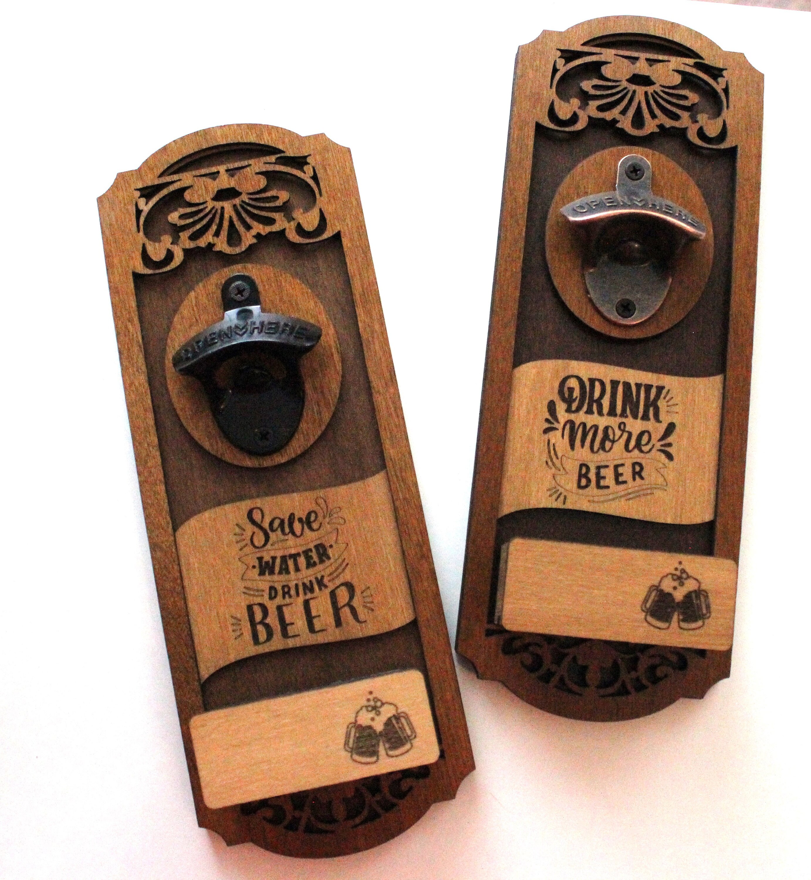 Wall Beer Bottle Opener Laser Cut Gift - Etsy