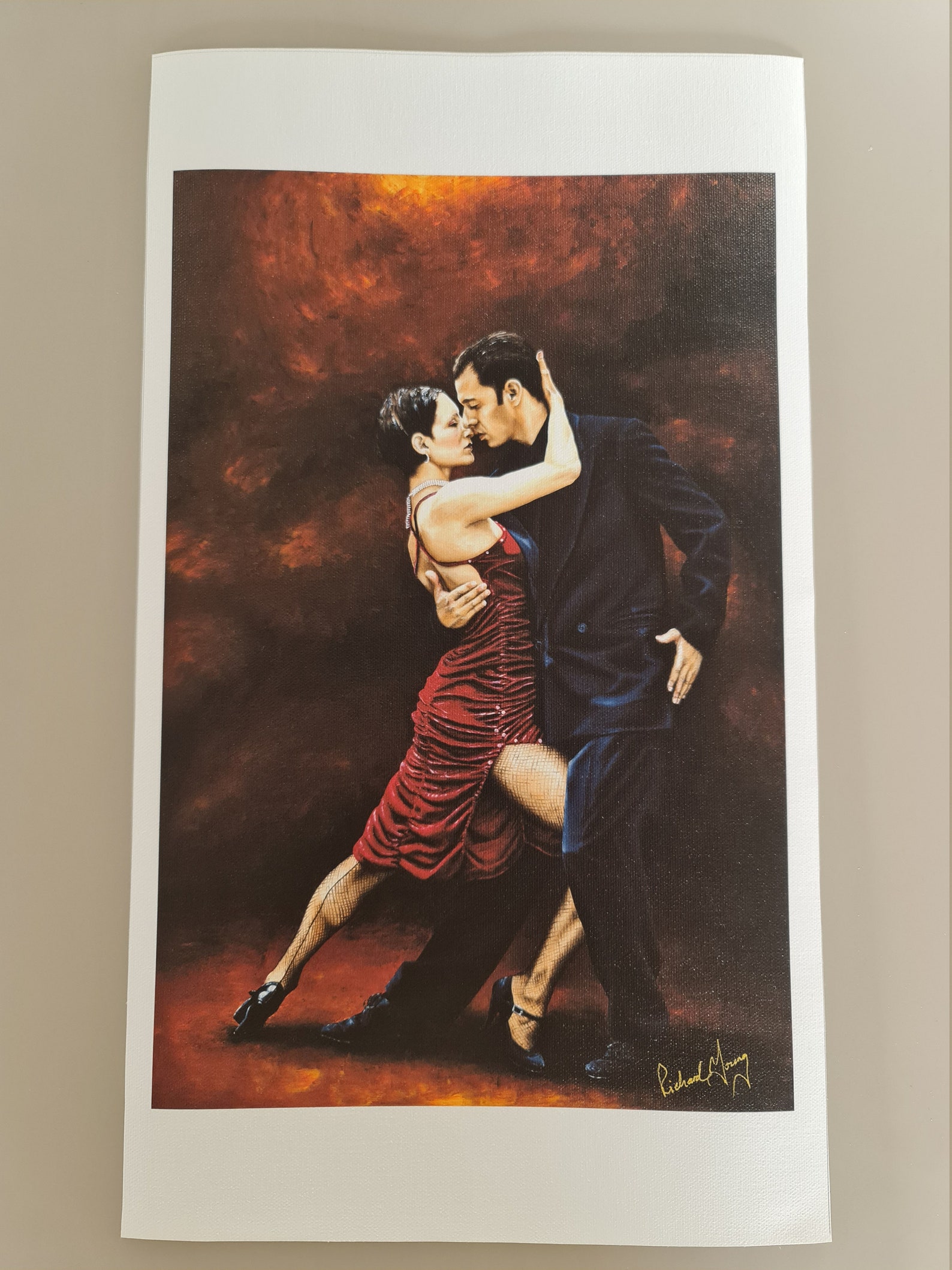 THAT TANGO MOMENT Fine Art Signed Contemporary Giclée Print Beautiful ...