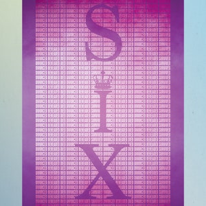 Six the Musical - Lyric Poster - Etsy
