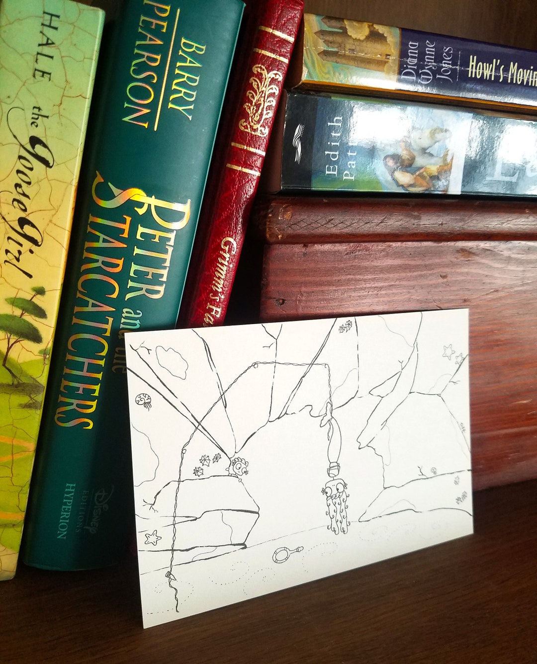 Rascal Original Art Drawing 4x6 Mermay 2019 - Etsy