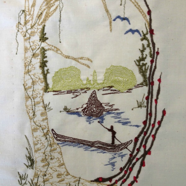 Optical Illusion Machine Embroidery - Etsy