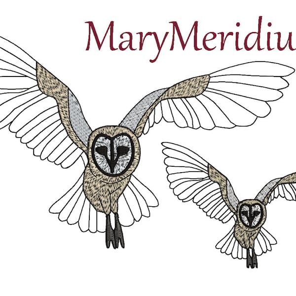Owl Embroidery - Etsy