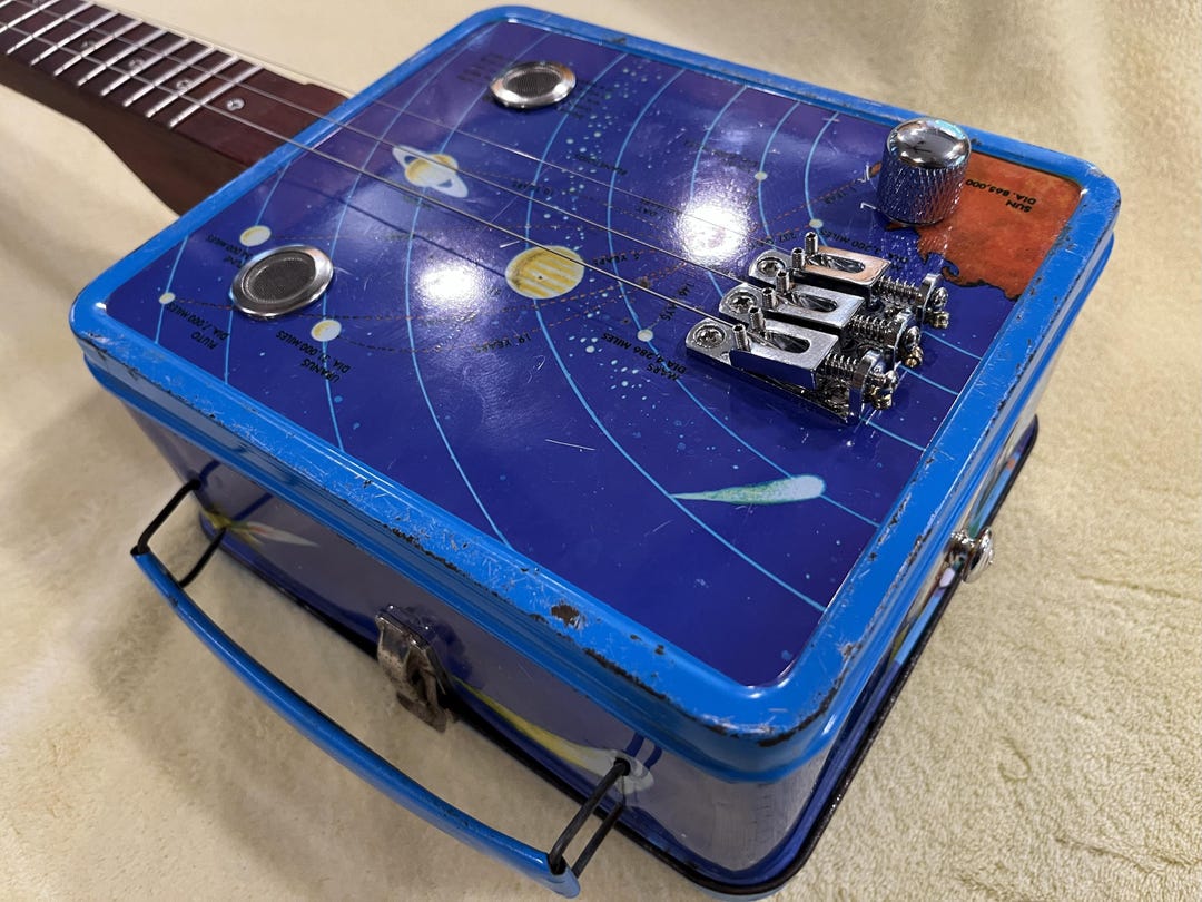 The "space Cadet" Custom Three String Electric Guitar - Etsy