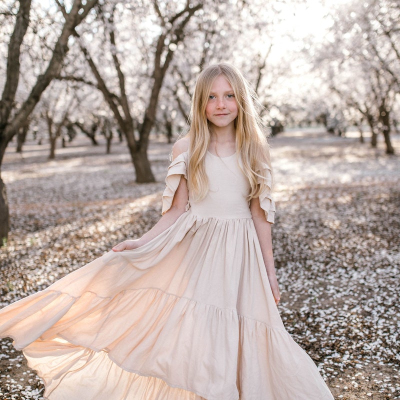 Girls Linen Dress - Etsy