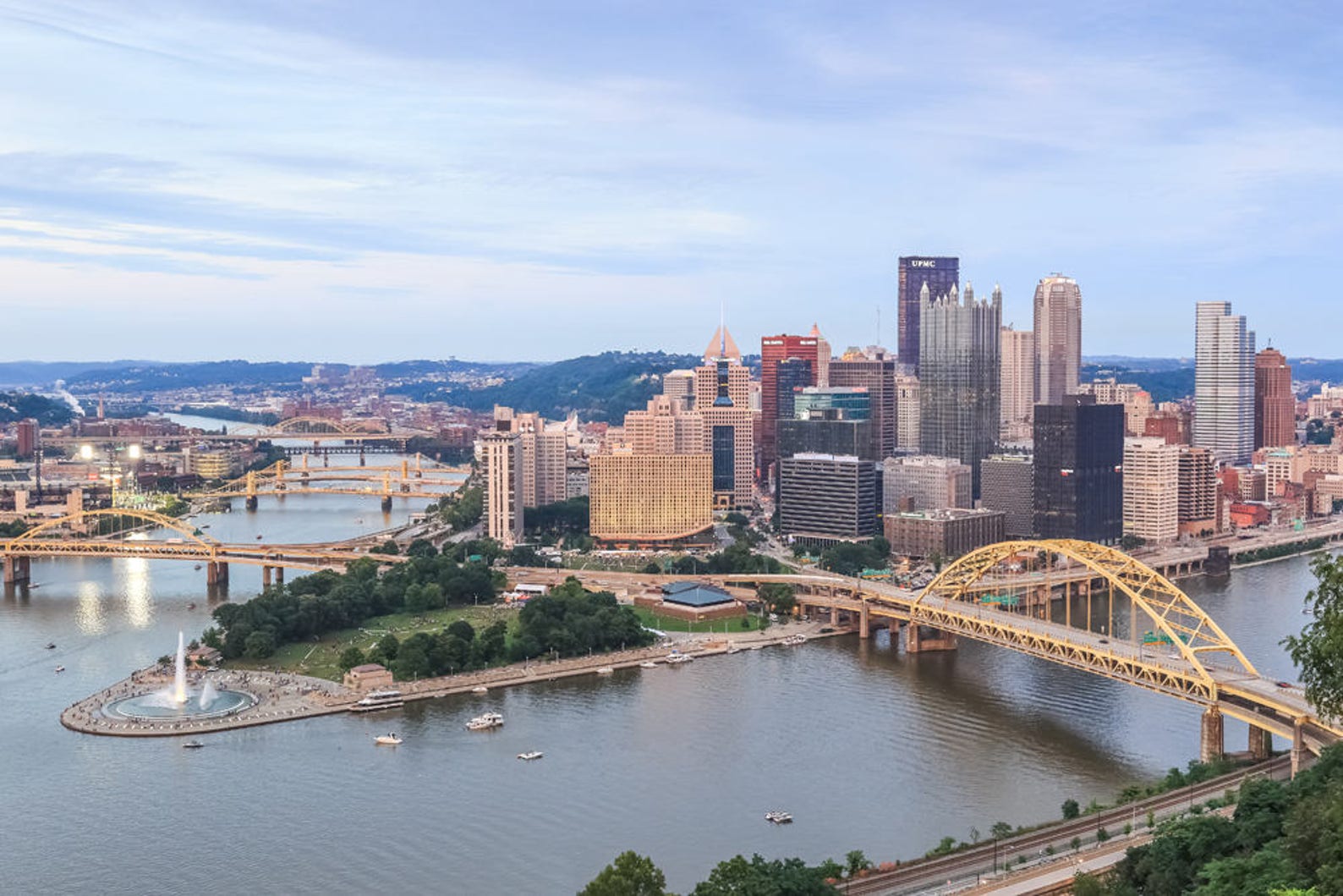 Pittsburgh Skyline Photography, Pittsburgh Skyline Canvas, Pittsburgh ...