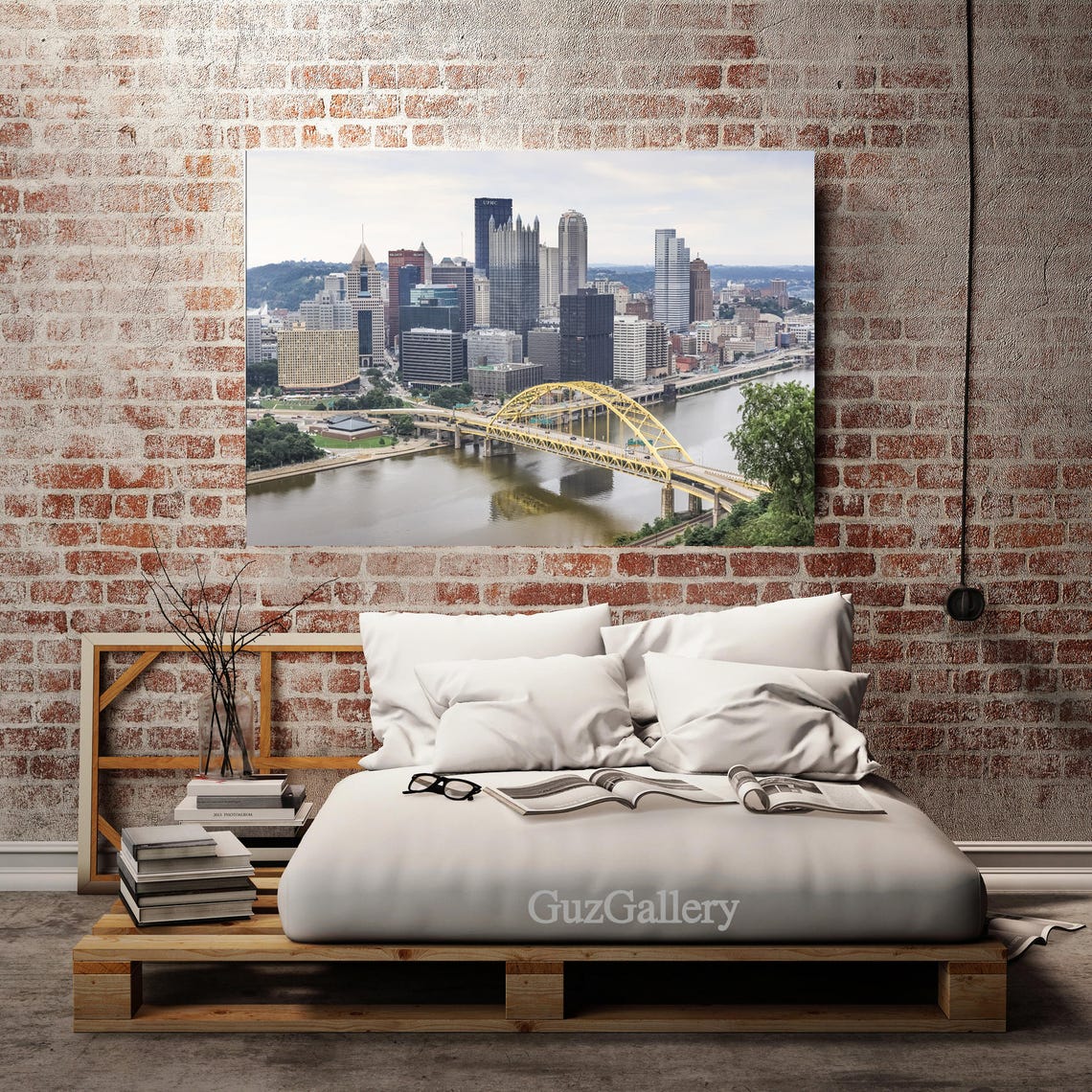 Pittsburgh Skyline Canvas, Pittsburgh Skyline Photography, Pittsburgh ...