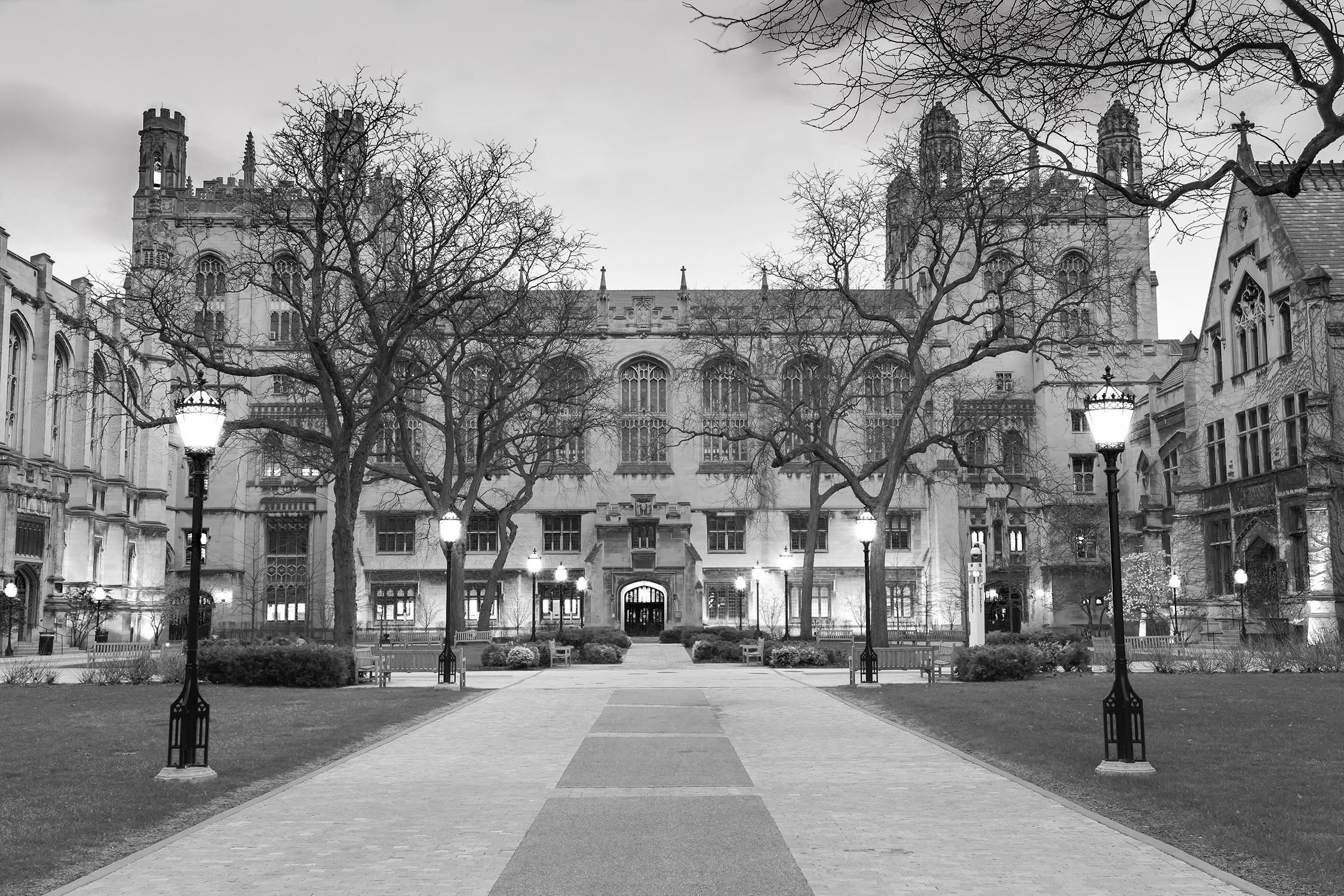 University of Chicago Wall Art, Set of 4 Photo Prints, or 4 Canvases, 4 ...