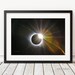 Astrophotography, Solar Eclipse Wall Art, Desk Decor, Diamond Ring Effect, Canvas Print, Photo ...