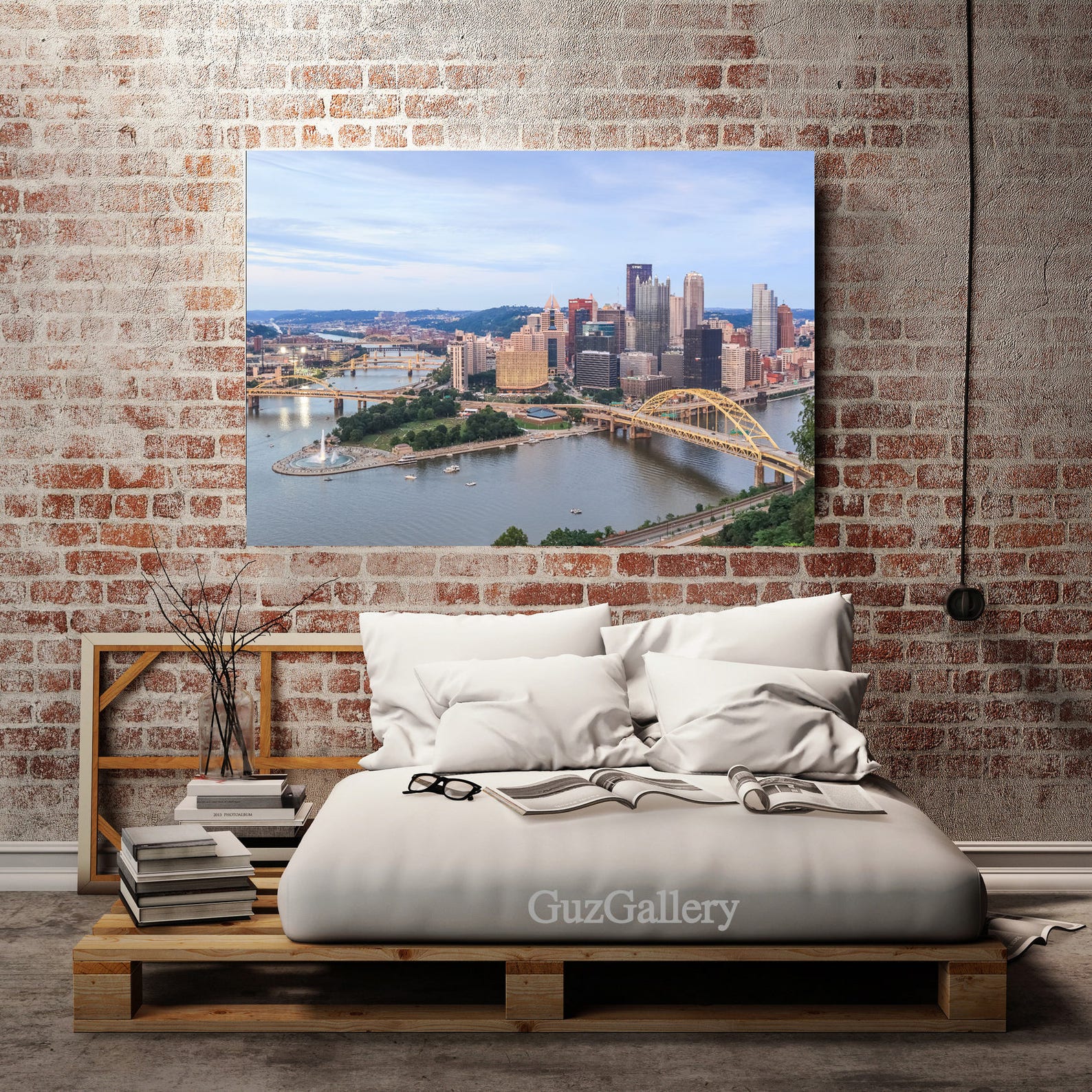 Pittsburgh Skyline Photography, Pittsburgh Skyline Canvas, Pittsburgh ...