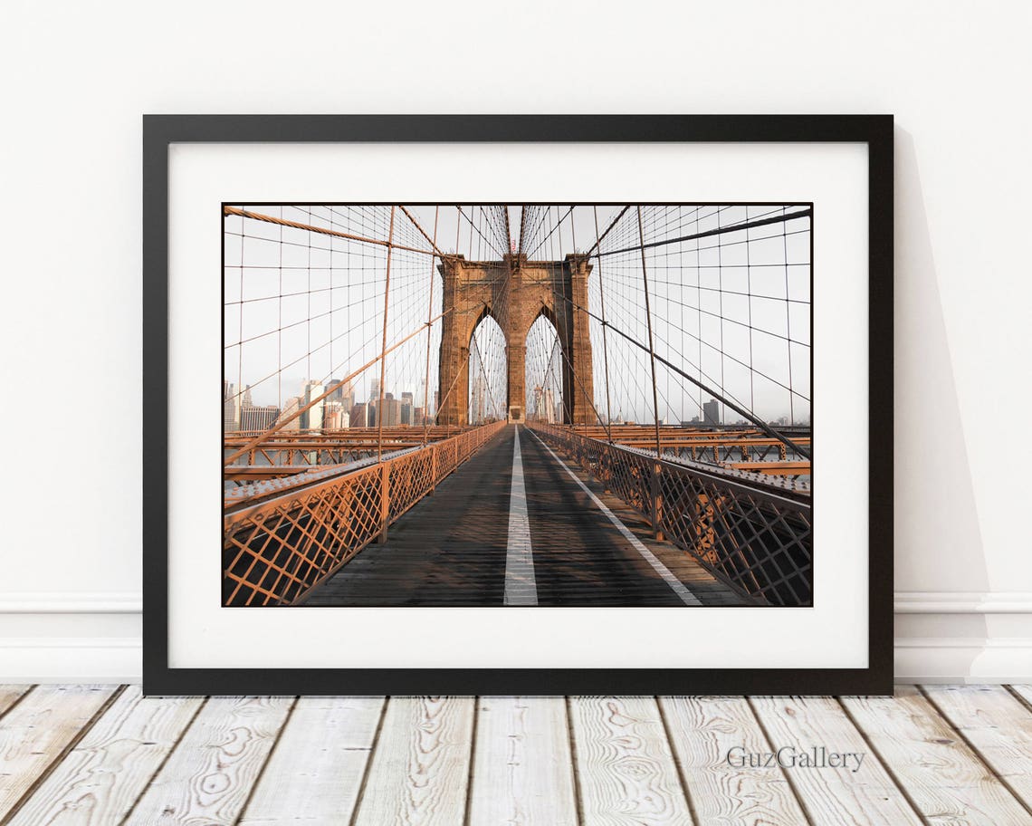 New York Brooklyn Bridge Photo Print, New York Photography, NYC, New ...
