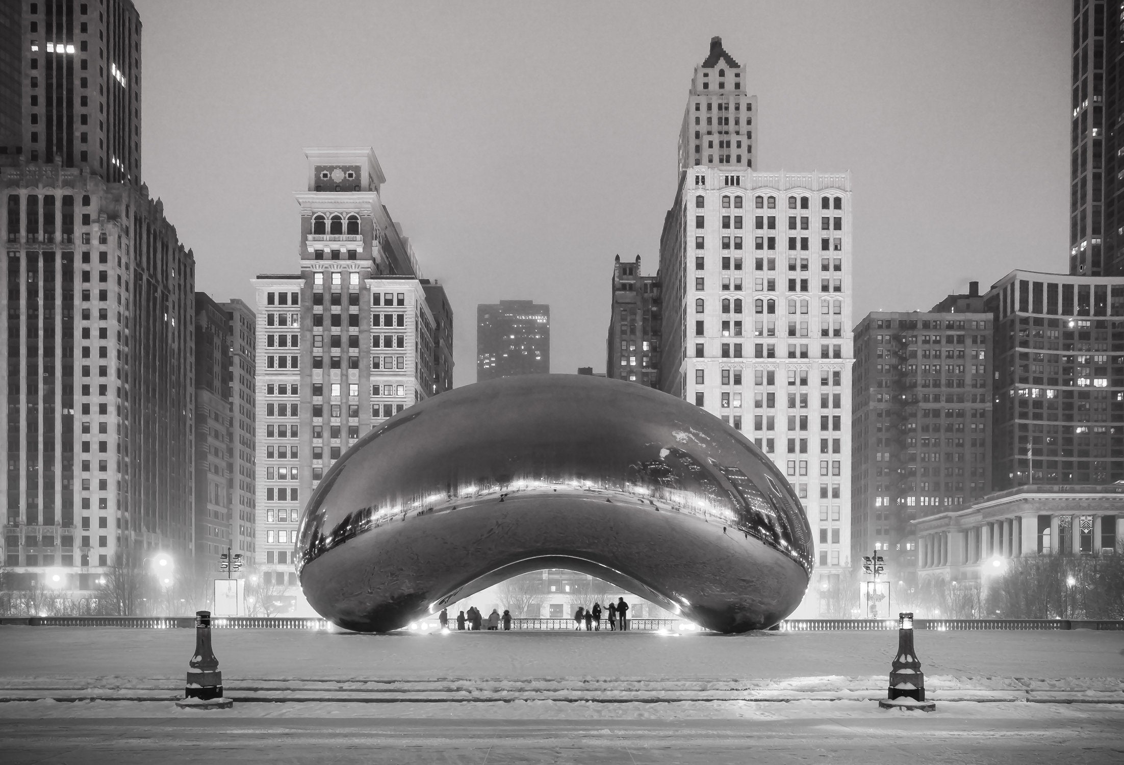 Set of Four Chicago Bean Photo Prints Chicago Wall Art - Etsy