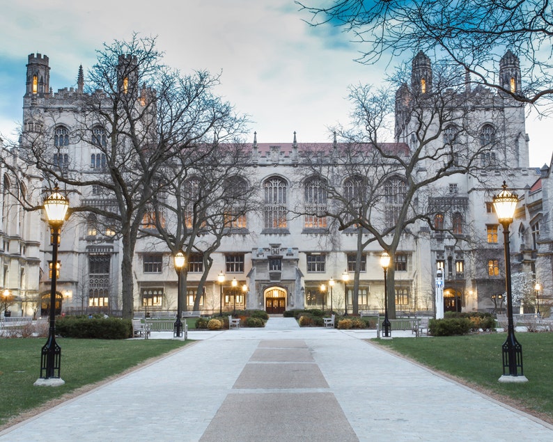 Chicago University Photograph- Harper Memorial Library, University of ...