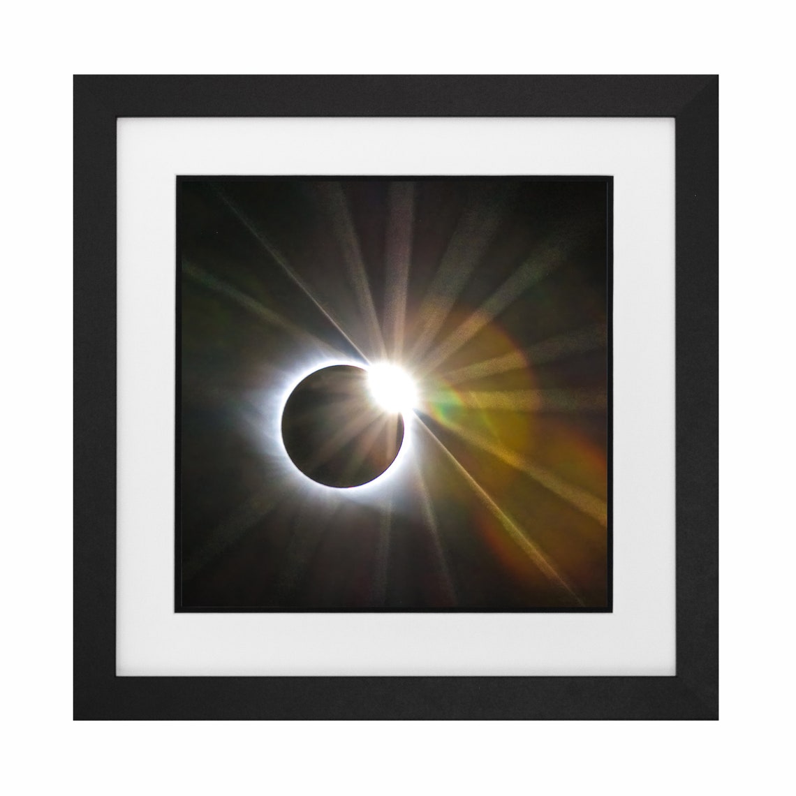 Astrophotography, Solar Eclipse Wall Art, Desk Decor, Diamond Ring ...