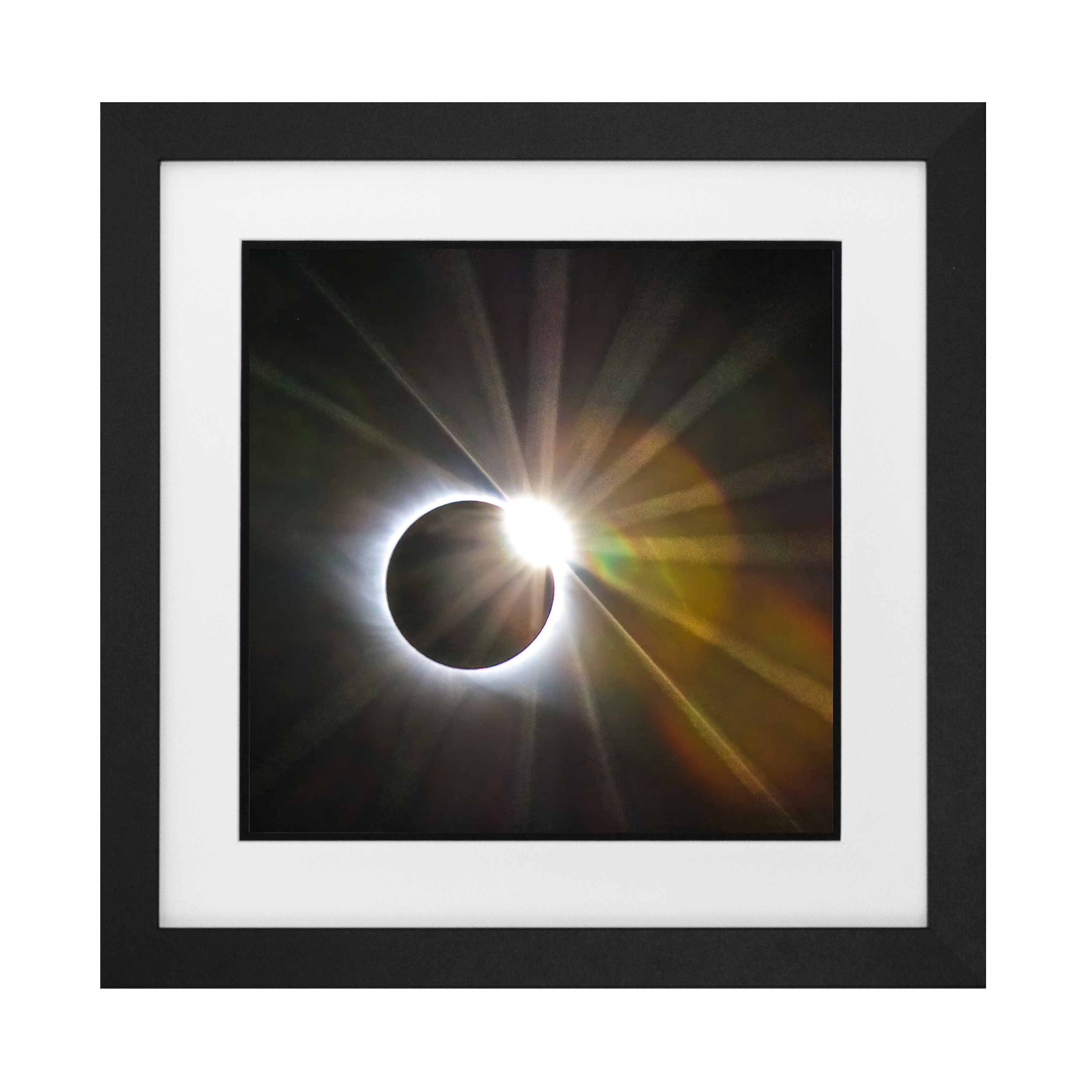 Astrophotography, Solar Eclipse Wall Art, Desk Decor, Diamond Ring ...
