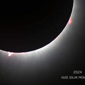 2024 Total Solar Eclipse Wall Art, Photo Print / Canvas / Wood Block - Etsy