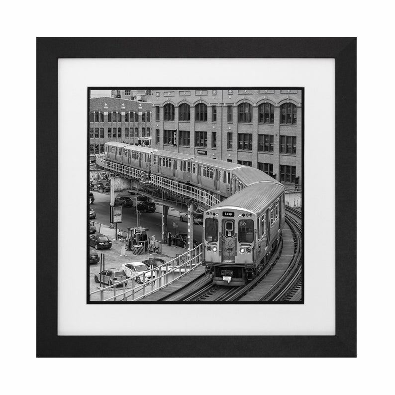 Chicago El Train, CTA Train Photography, Chicago L Wall Art, Office ...