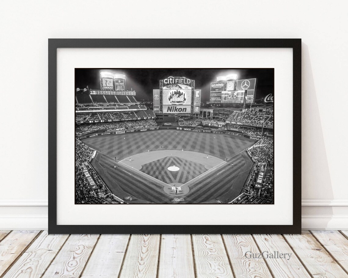 New York Mets - City Field Stadium, Mets Baseball Stadium Wall Art, MLB ...