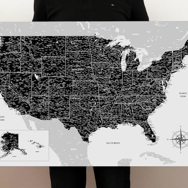 World Map With Foam Board - Etsy