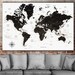 Large Canvas World Map, Ready to Hang, Current Travel Map, Travel Gifts ...