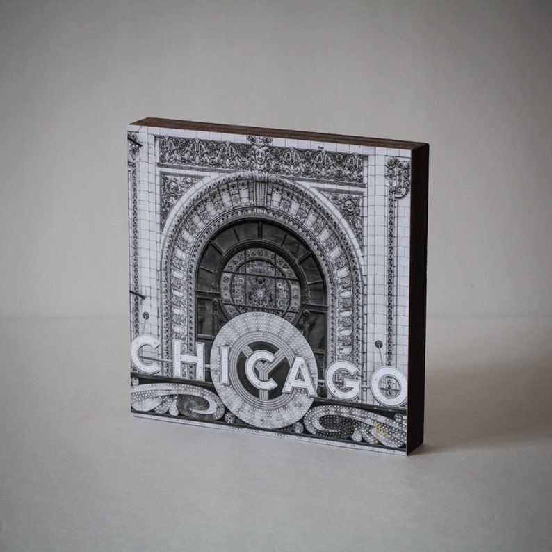 Chicago Theatre Neon Sign Chicago Wall Art Chicago - Etsy