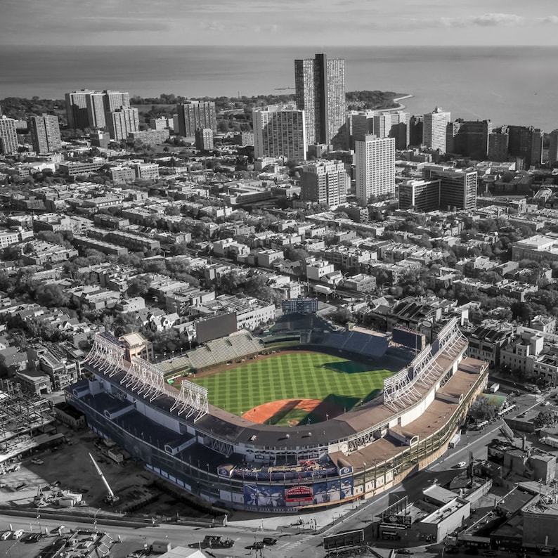 Chicago Cubs, Wrigley Field From Above, Baseball Stadium, Mlb, Cubs ...