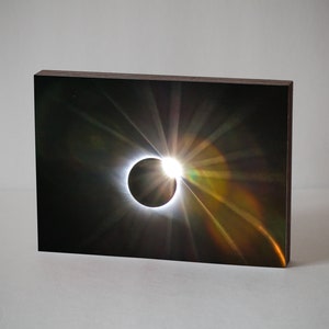 Astrophotography, Solar Eclipse Wall Art, Desk Decor, Diamond Ring ...