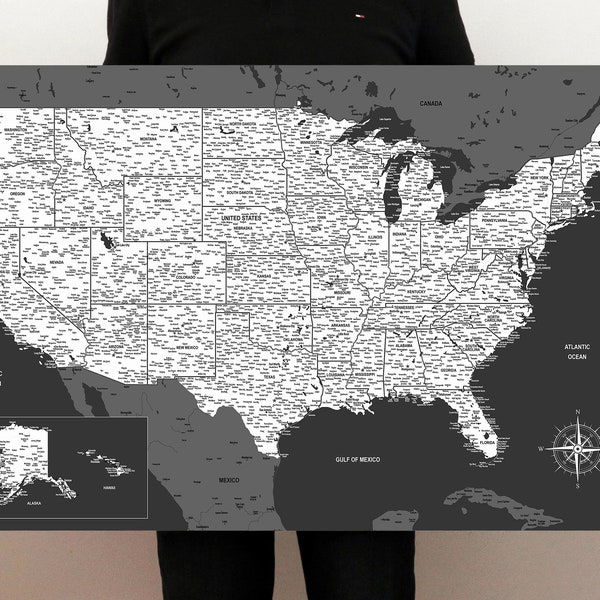 Foam Board Usa Map - Etsy