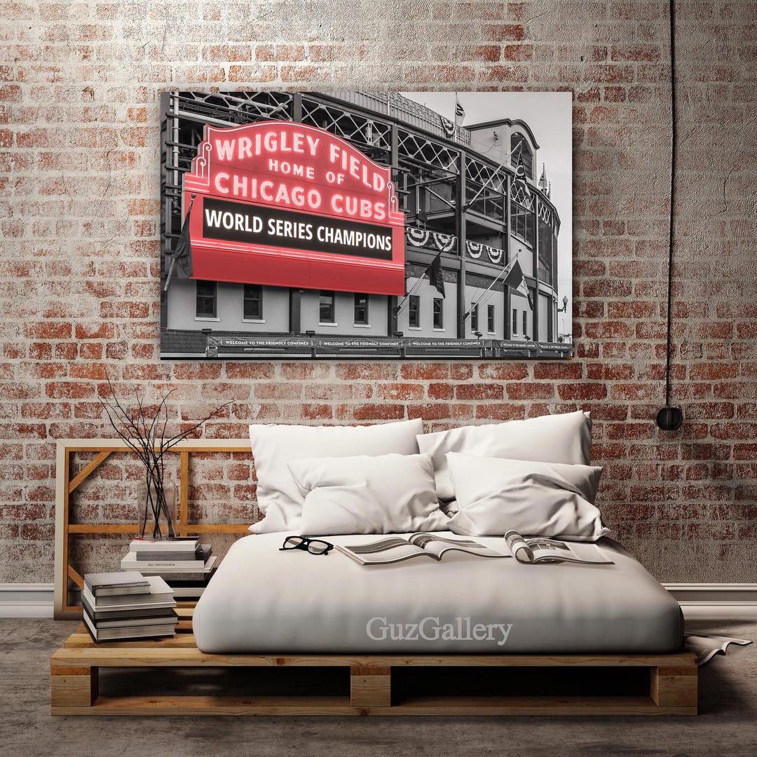 Chicago Cubs, Wrigley Field, Cubs World Series, Cubs Sign, Neon Sign ...