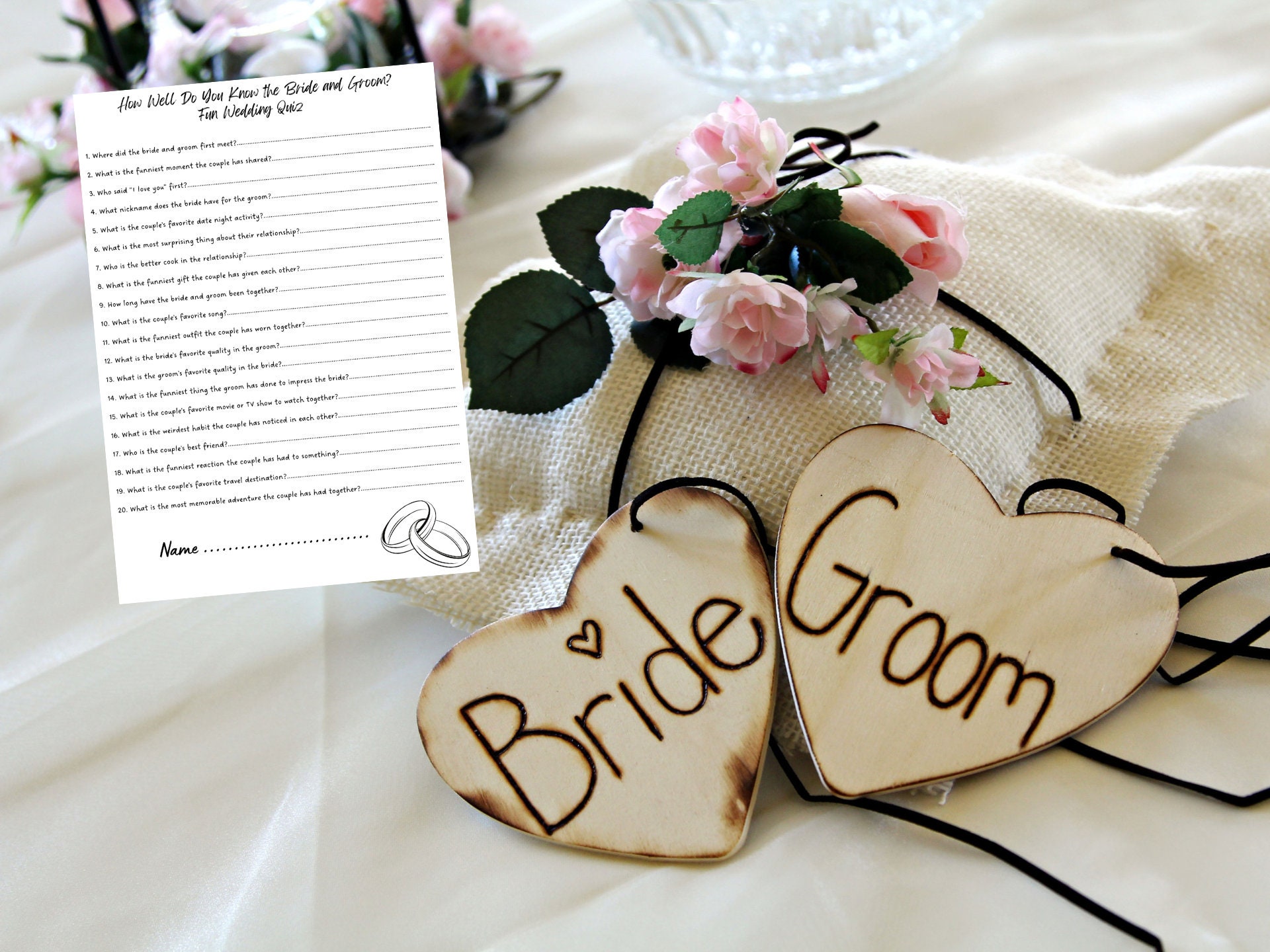 How Well Do You Know the Bride and Groom Fun and Engaging Wedding ...