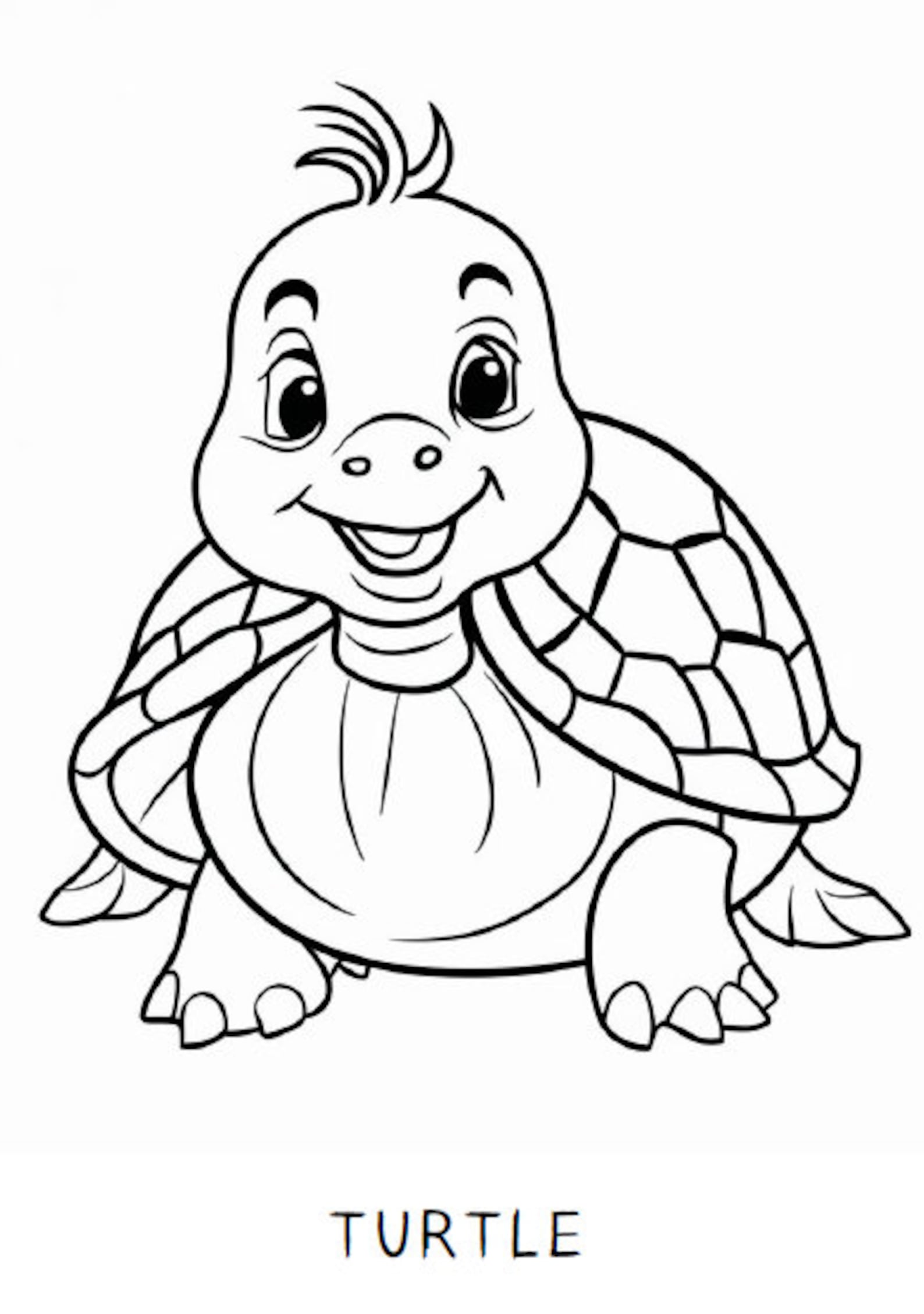 Coloring Pages for Kids With 30 Animals, Coloring Sheets Printable ...