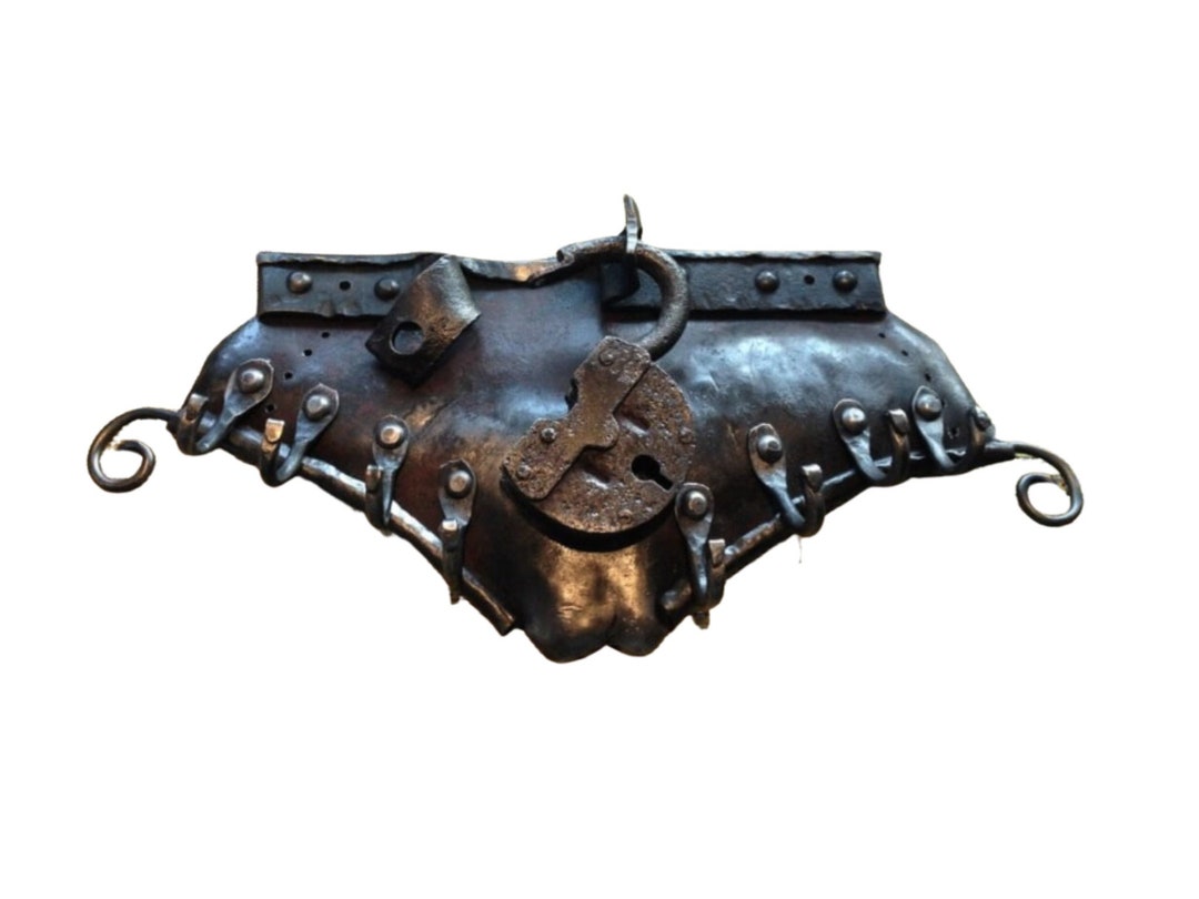 Hand Forged Key Holder, Iron Wall Holder, Key Hooks, Chastity Belt ...